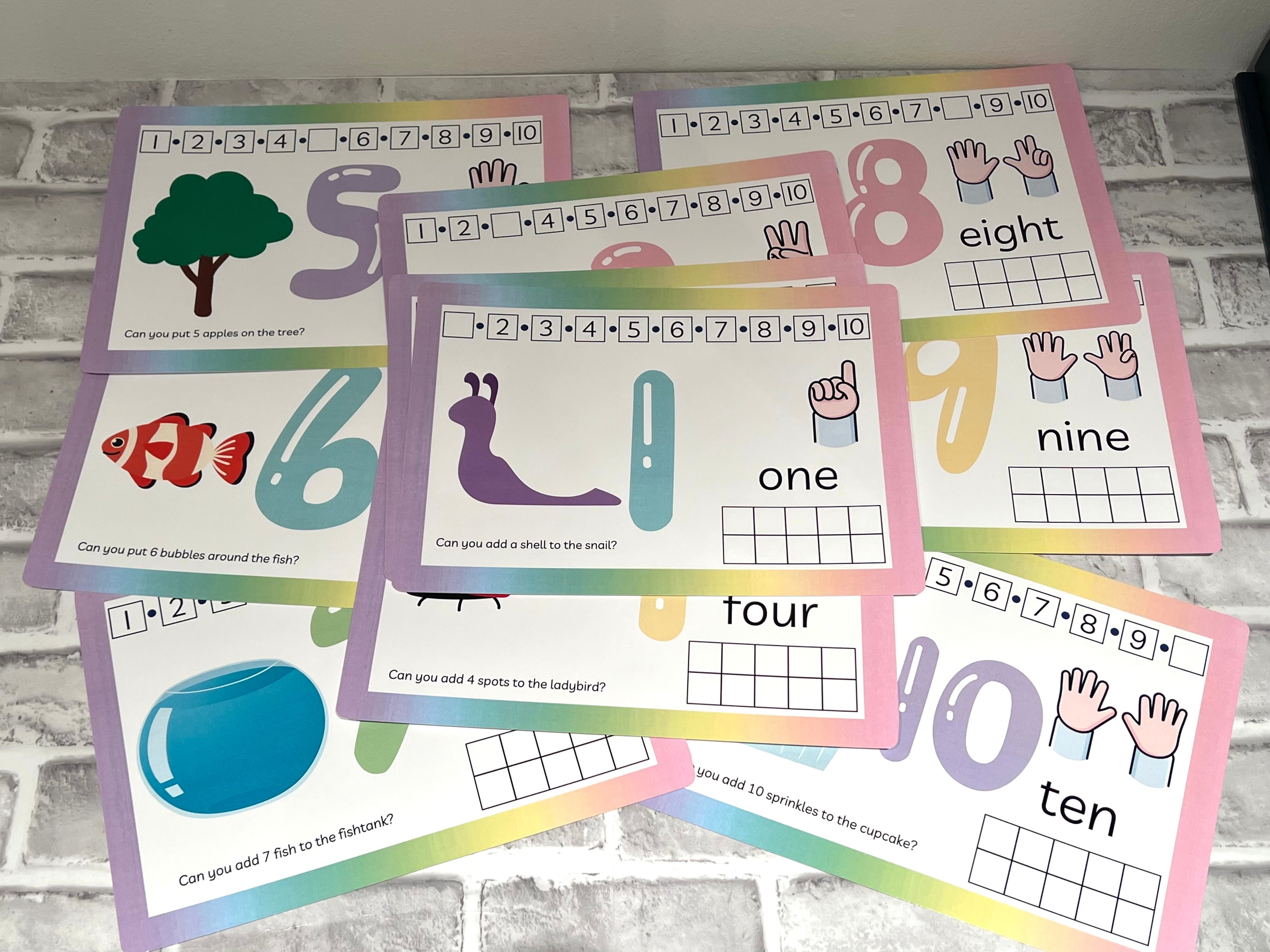 Number Playdough Mats 1-10 – Empire Warehouse