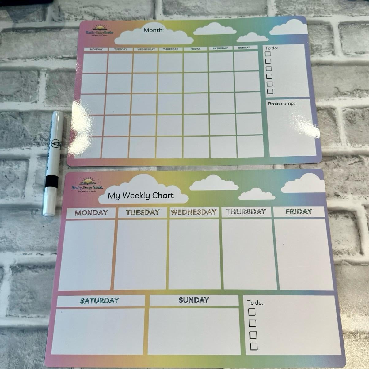 Weekly & Monthly Planner Organisation Chart – Empire Warehouse