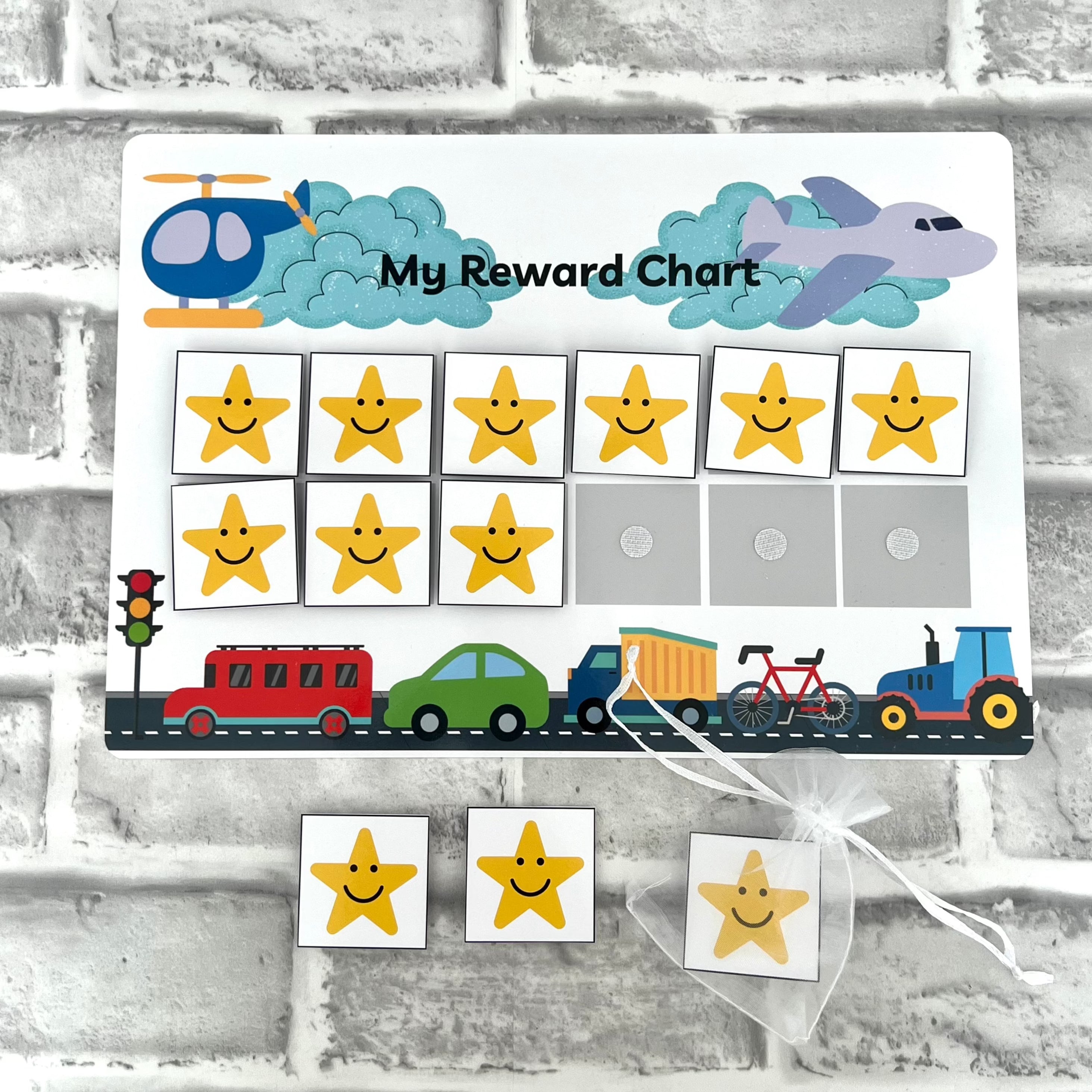Reward Chart - Transport Theme – Empire Warehouse
