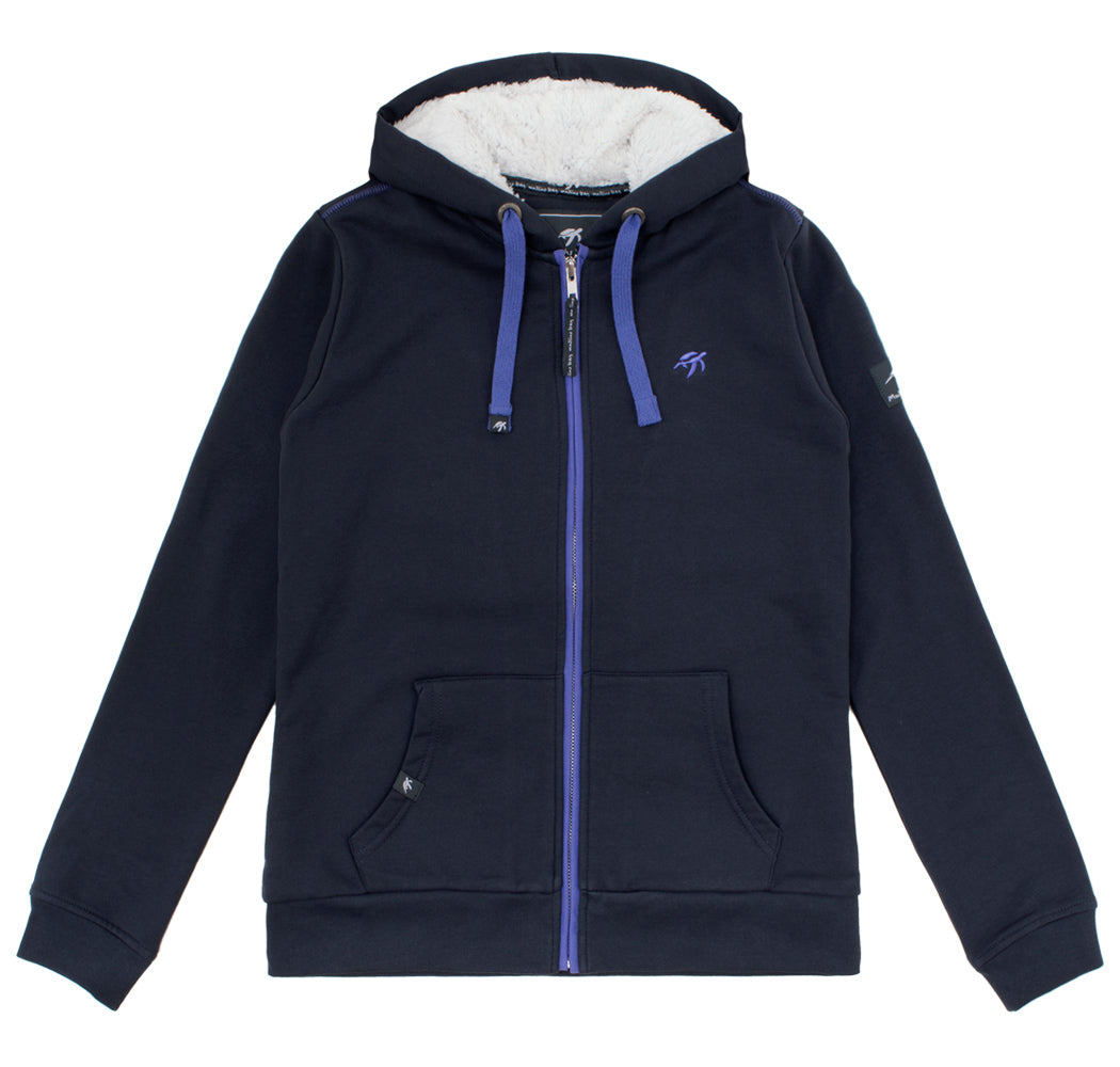 Ladies Boatyard Full Zip Hoodie - Harbour Blue – Empire Warehouse