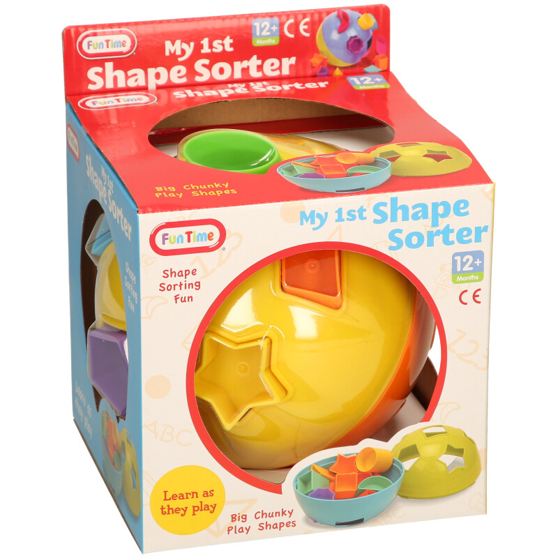 Shape Sorter Ball – Colourful Chunky Learning Toy for Toddlers (12 Mon ...