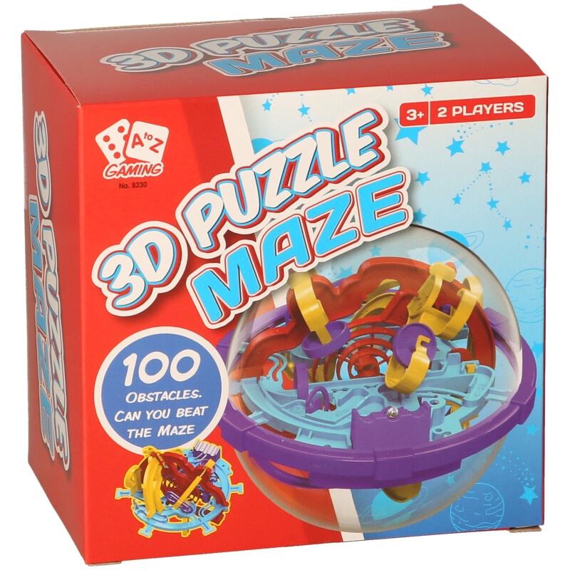 3D Puzzle Maze Ball – 100 Obstacle Brain Teaser Game for Kids & Adults ...