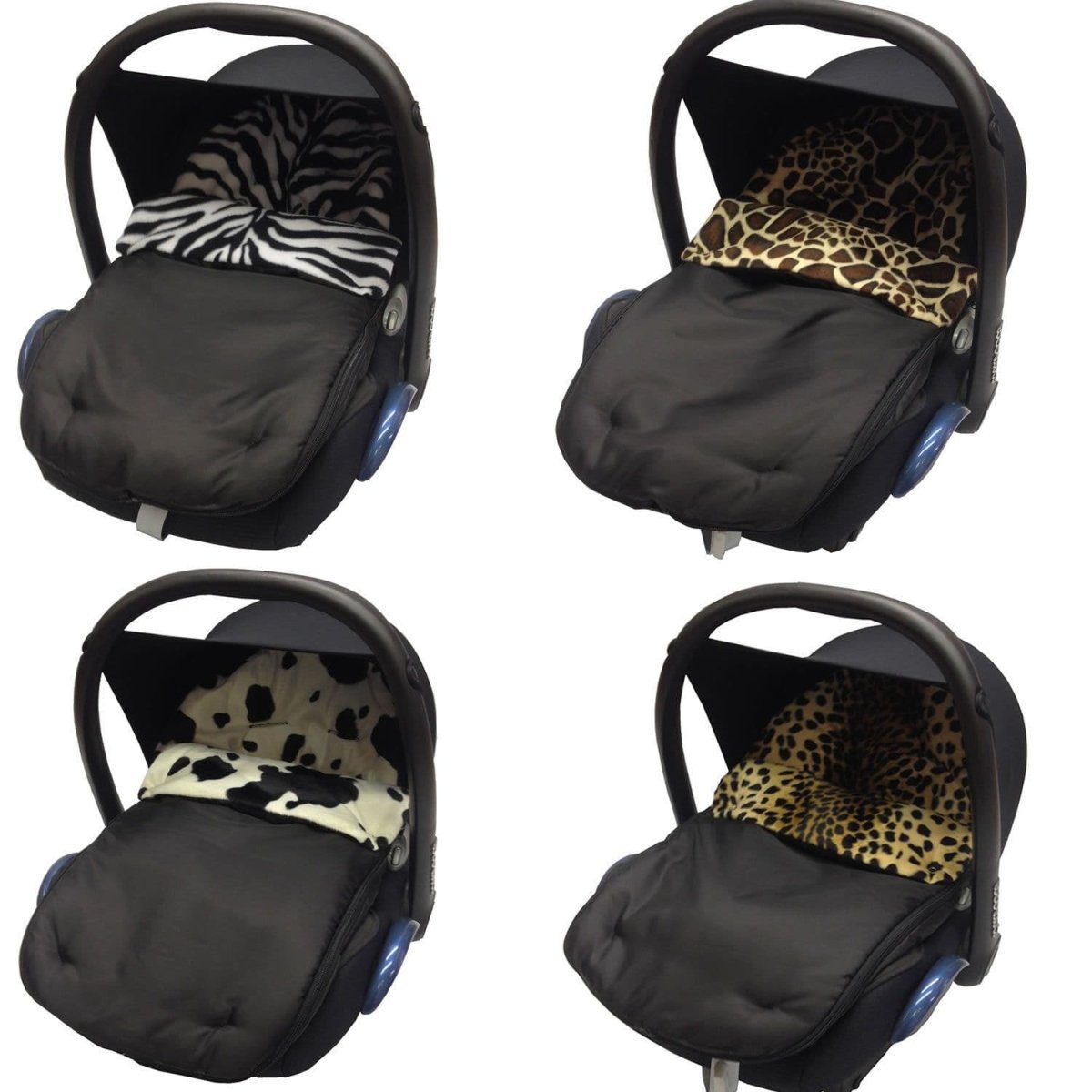 Universal Animal Print Car Seat Footmuff / Cosy Toes - Fits All 3 And ...